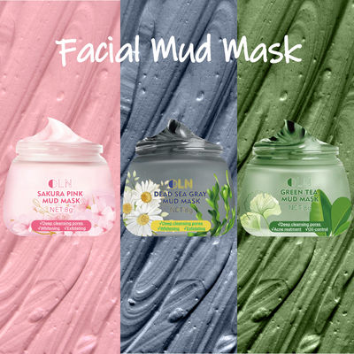 Odorless Multiscene Deep Cleansing Mud Mask , Moisturizing Clay Face Mask